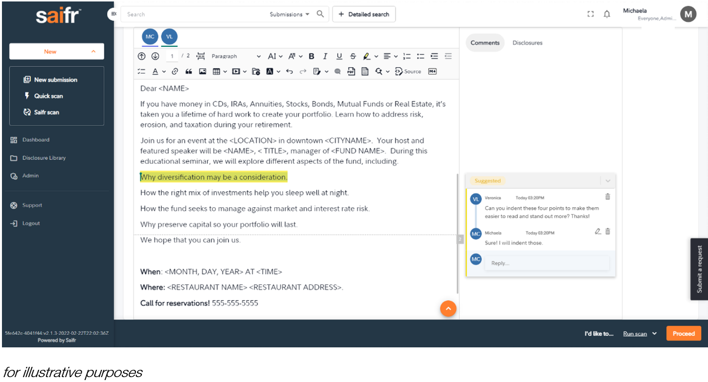 Can you efficiently collaborate when creating content? | Saifr